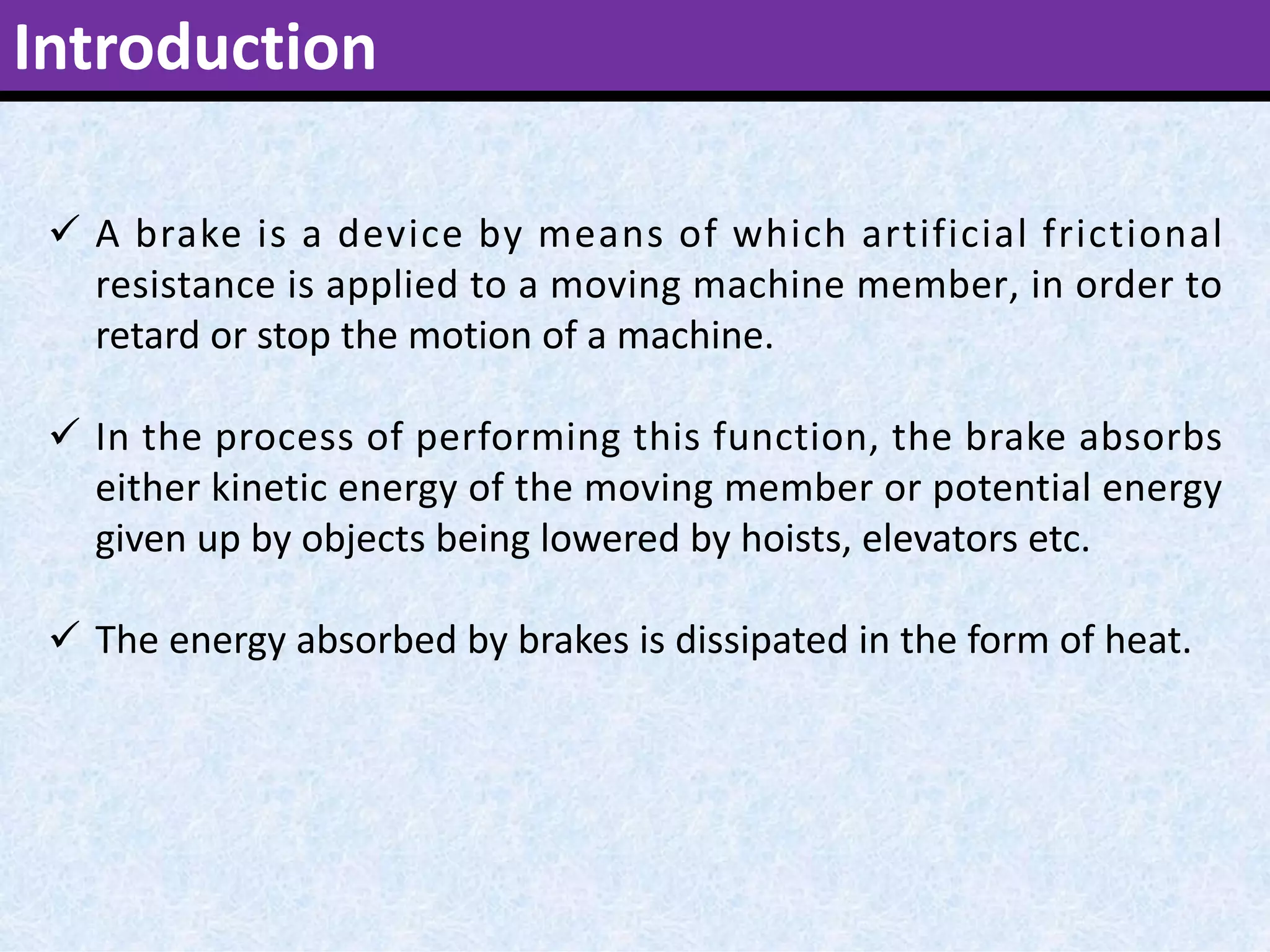 Basic of Brakes, | PDF