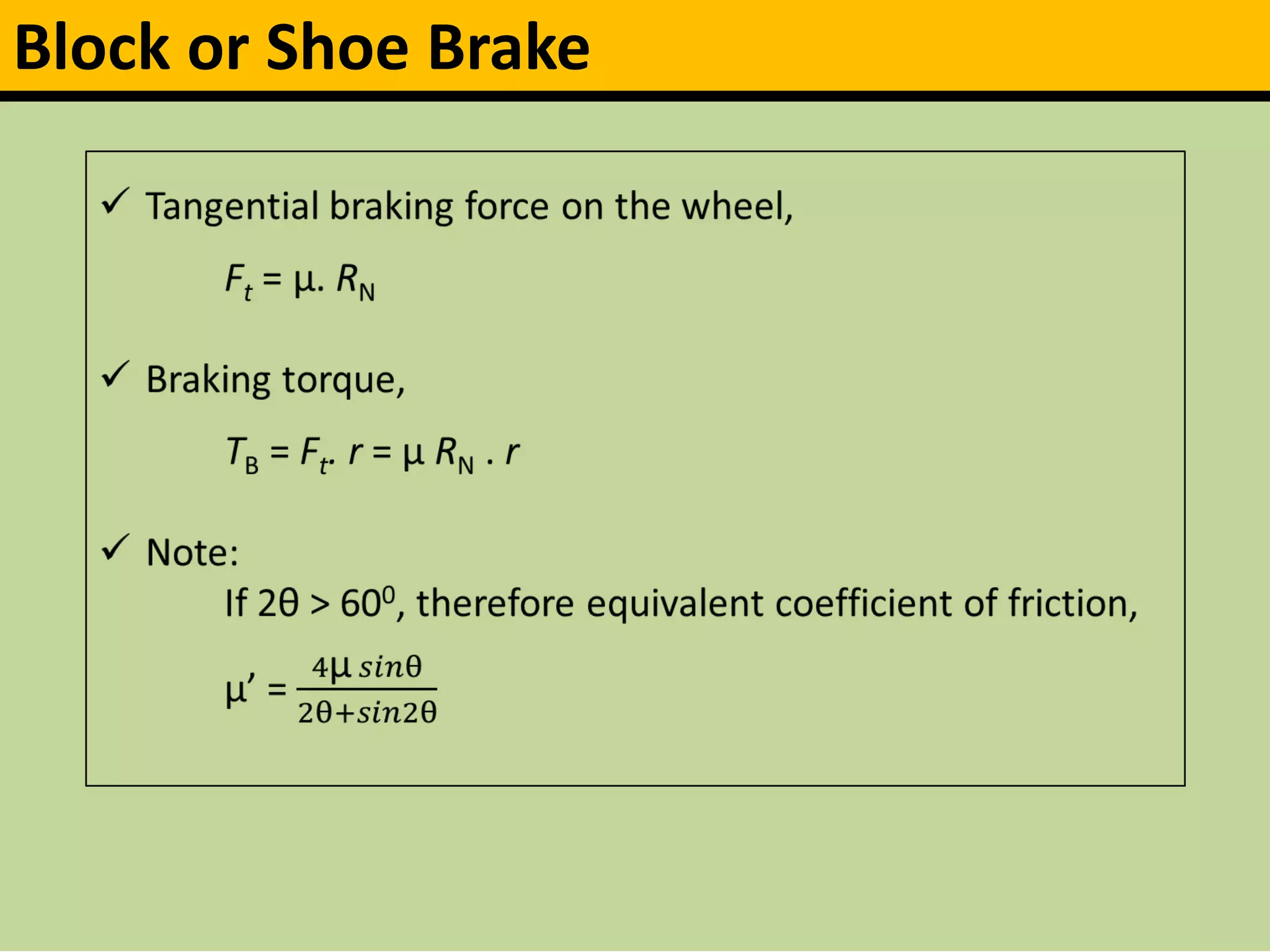 Basic of Brakes, | PDF