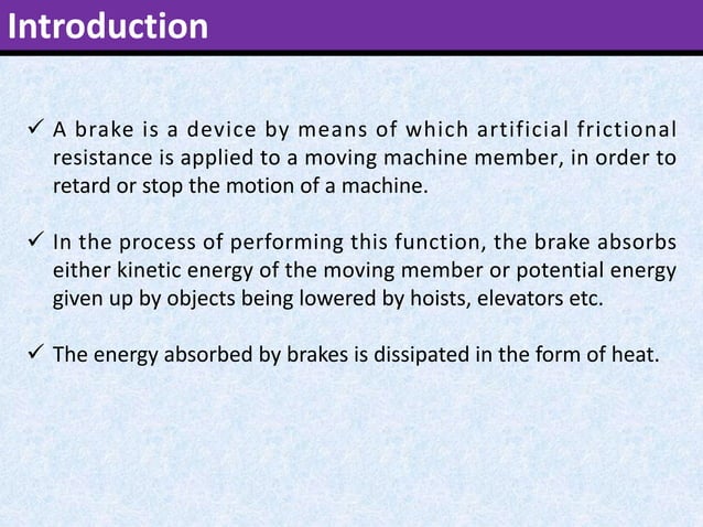 Basic of Brakes, | PDF