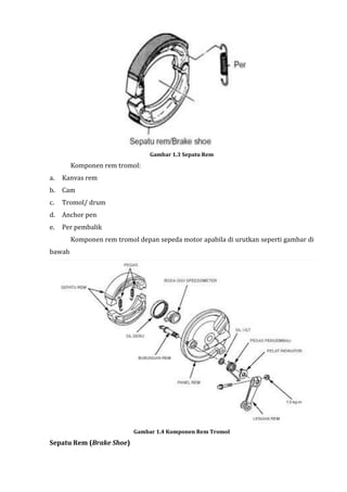 Perencanaan bahan dan proses (brake shoe) | DOCX