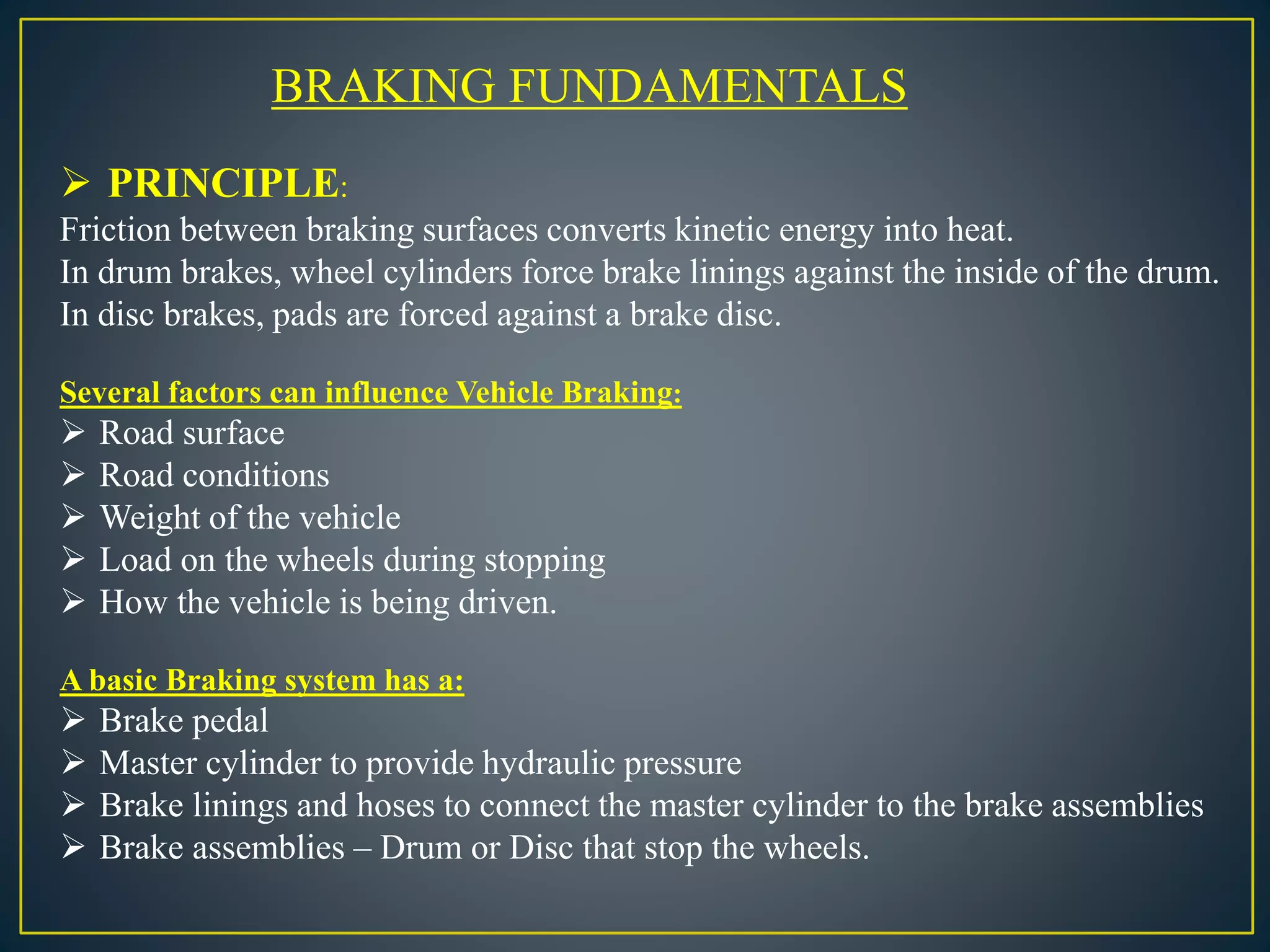 Brakes ppt | PPTX