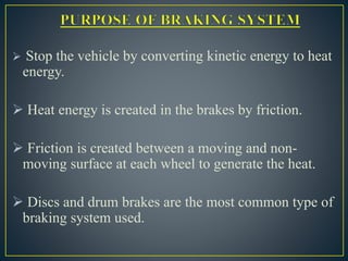 Brakes ppt | PPTX