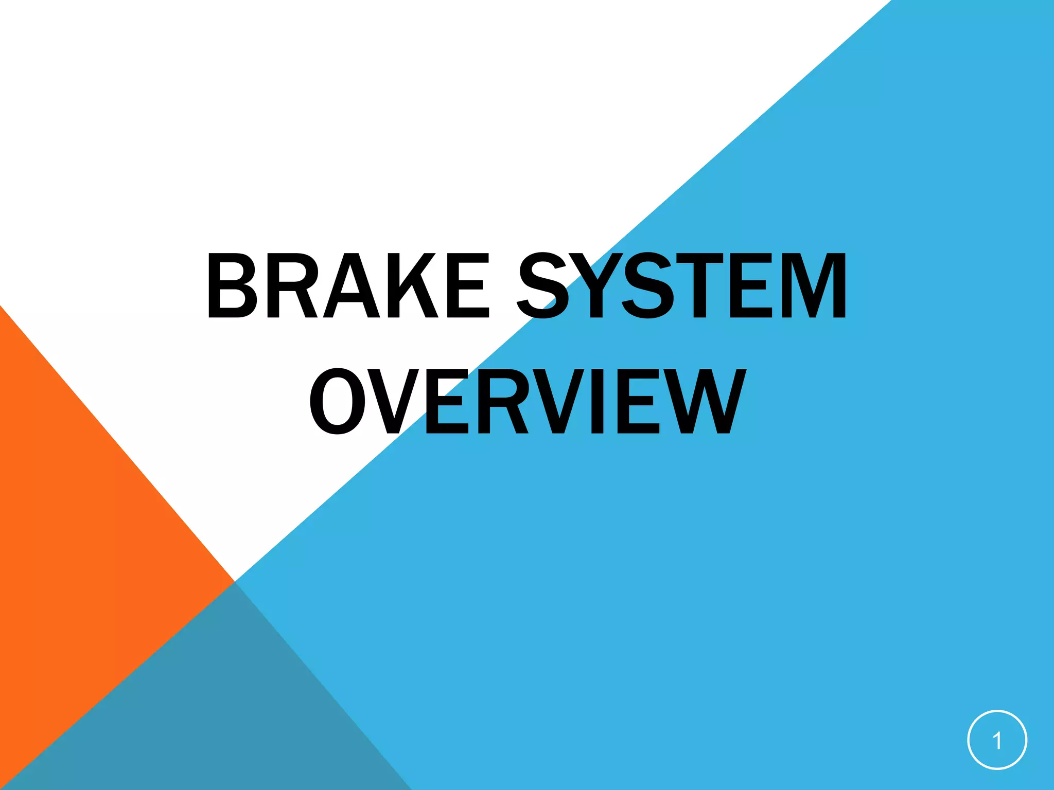 Brakes system overview | PPT