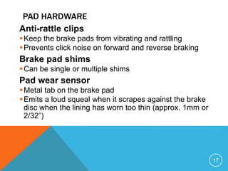 Brakes system overview | PPTX
