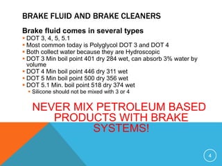 Brakes system overview | PPTX