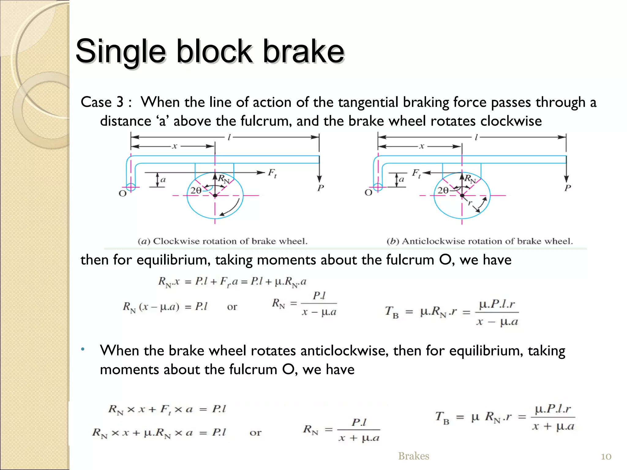 Introduction to brakes and its classification | PPT