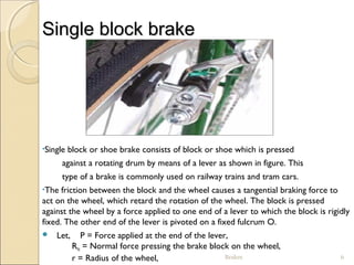 Introduction to brakes and its classification | PPT