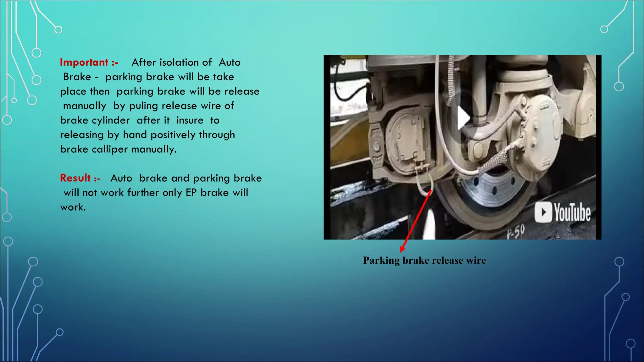 VANDE BHARAT BRAKE SYSTEM VERY IMPORTANT | PPT