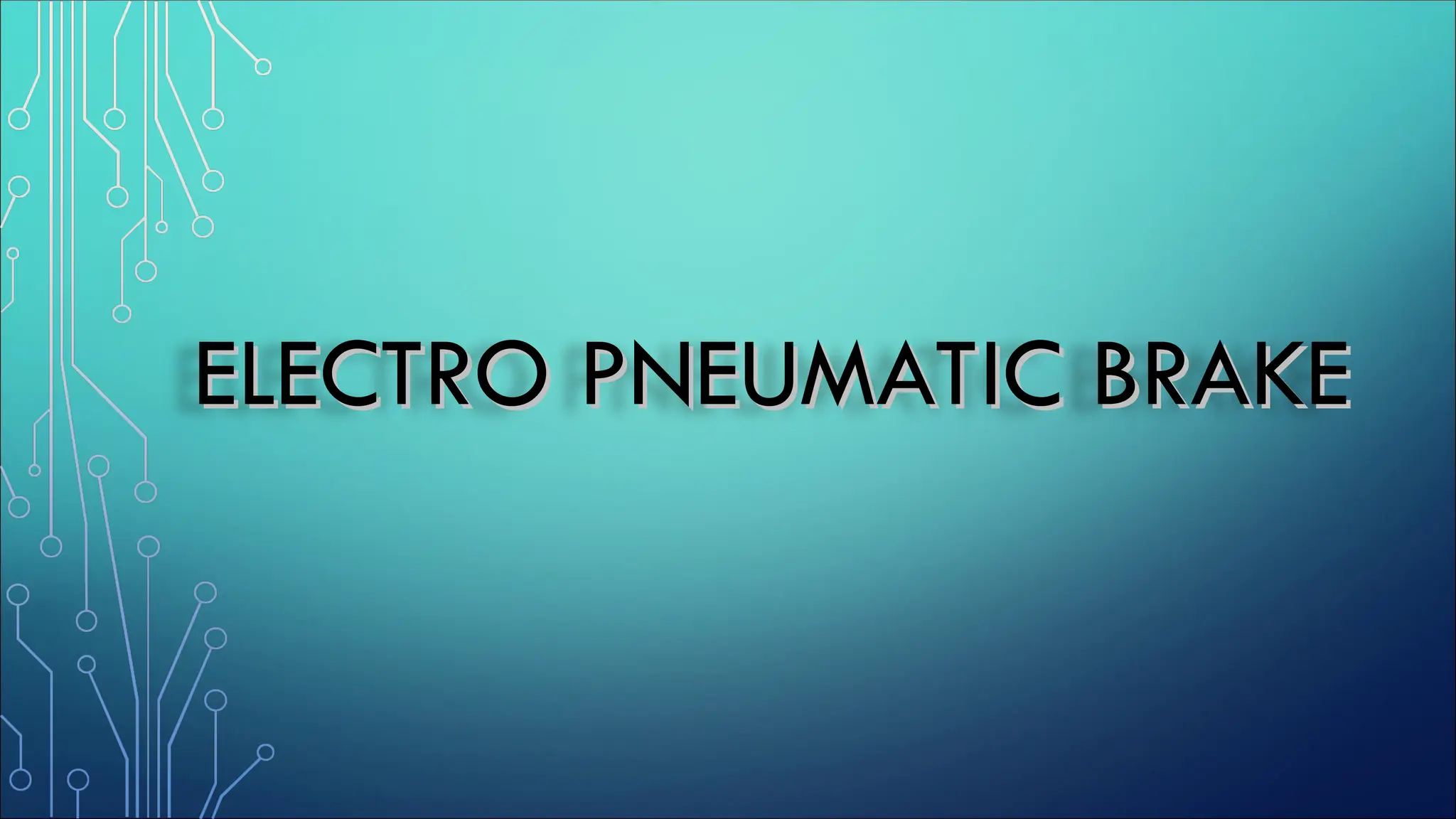 VANDE BHARAT BRAKE SYSTEM VERY IMPORTANT | PPT