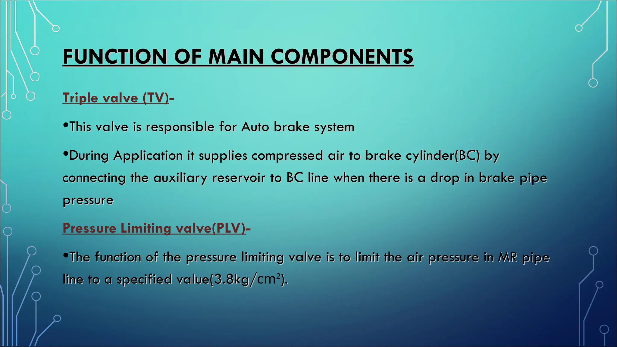 VANDE BHARAT BRAKE SYSTEM VERY IMPORTANT | PPT