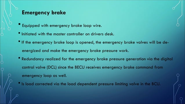 VANDE BHARAT BRAKE SYSTEM VERY IMPORTANT | PPT | Auto Type | Automotive