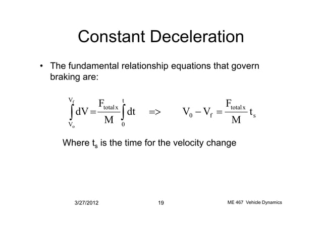 Braking performance 4 | PDF