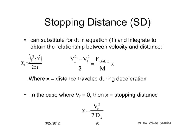Braking performance 4 | PDF