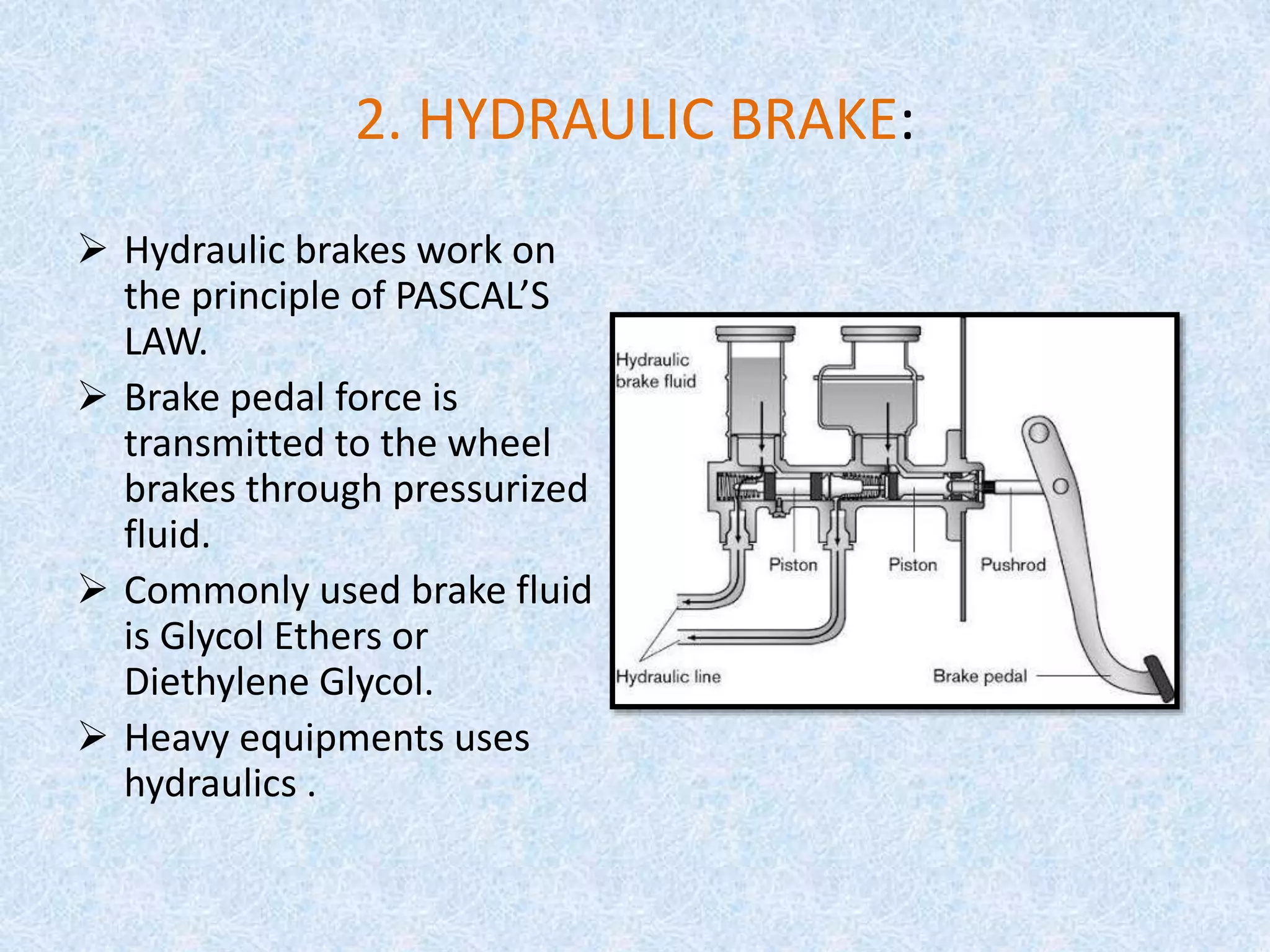Braking system ppt | PPTX