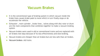 Braking system | PPTX | Auto Technology | Automotive