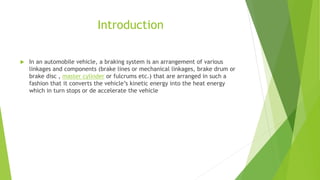 Braking system | PPTX