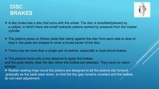 Presentation on Braking system | PPTX