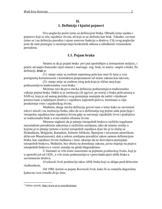 Brak kroz historiju | DOC