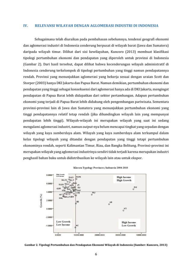 Aglomerasi Ekonomi di Indonesia, Sebuah Sintesa | PDF