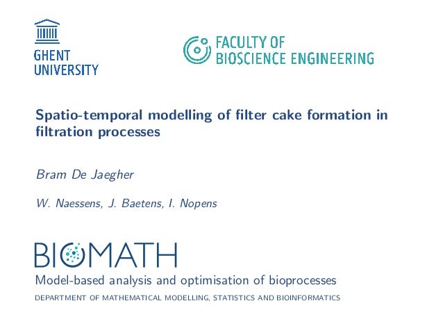 Modelling Of Filter Cake Formation In Filtration Processes