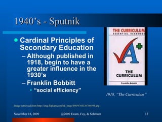 Brameld II (1940's to Sputnik) | PPT