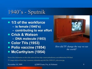 Brameld II (1940's to Sputnik) | PPT