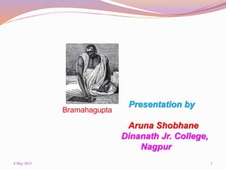Brahmagupta Theorem