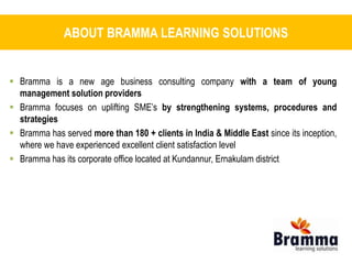 Bramma Consulting Profile | PPT