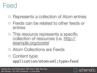 Distribution and Publication With Atom Web Services | PPT