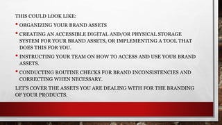 Brand Assets Management and its components | PPT
