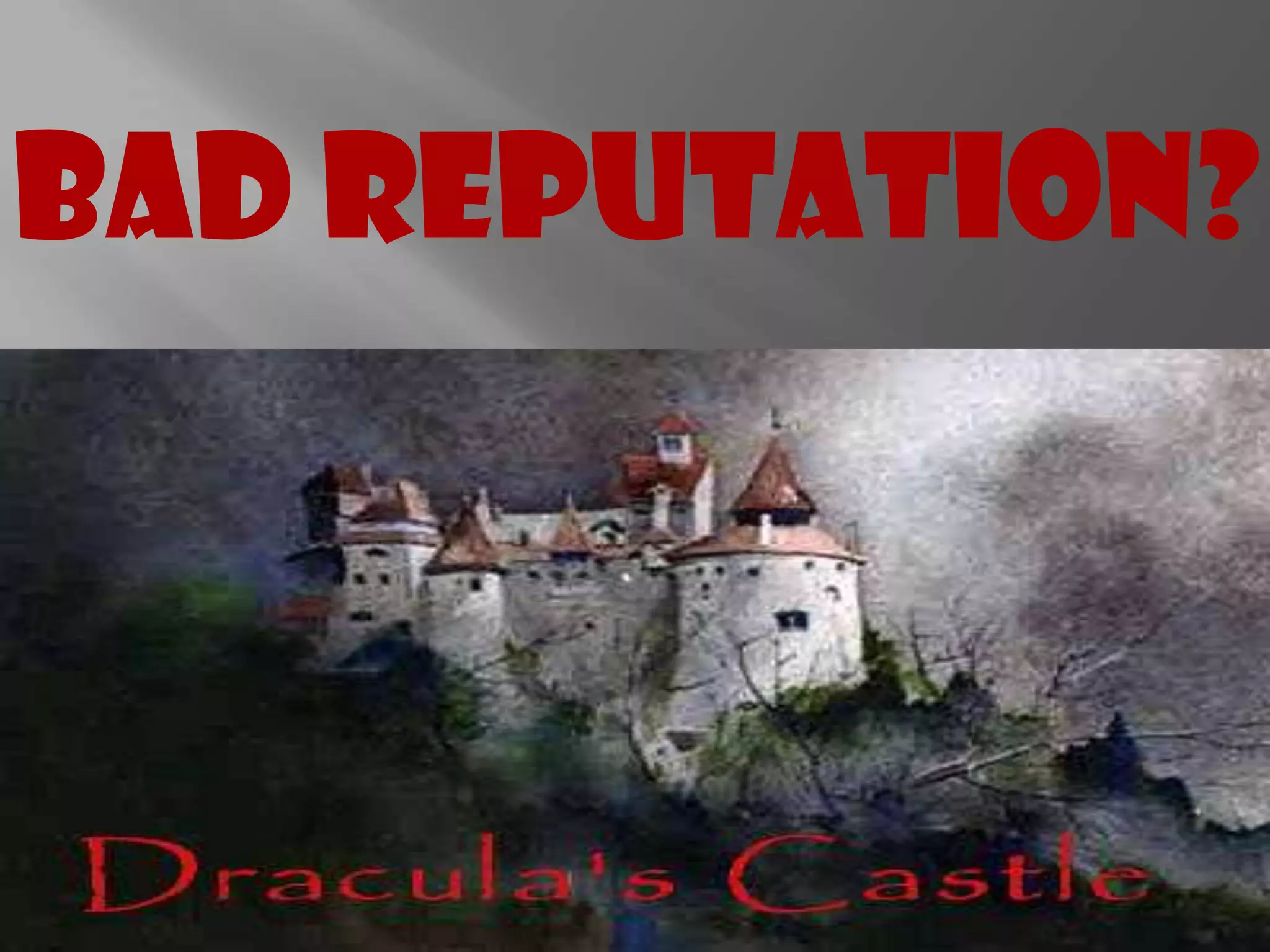 Bran Castle slide | PPTX | Fiction | Books and Literature