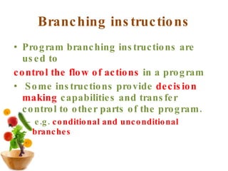 branch ins 8051 | PPT