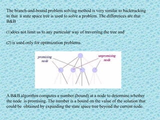 Branch and bound method | PPTX
