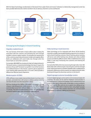 Branch Bank of the Future – Transforming to Stay Relevant | PDF