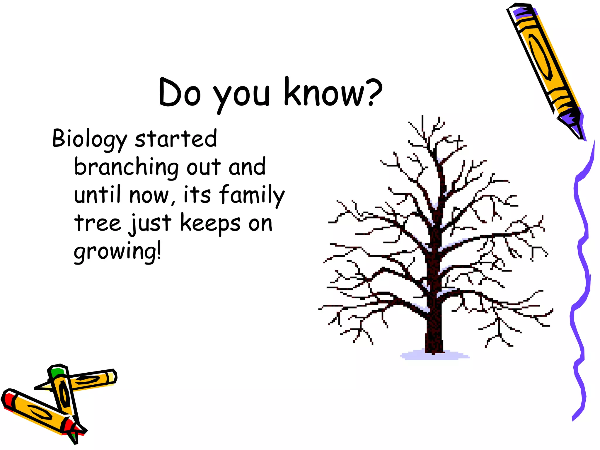 Branches Of Biology | PPT