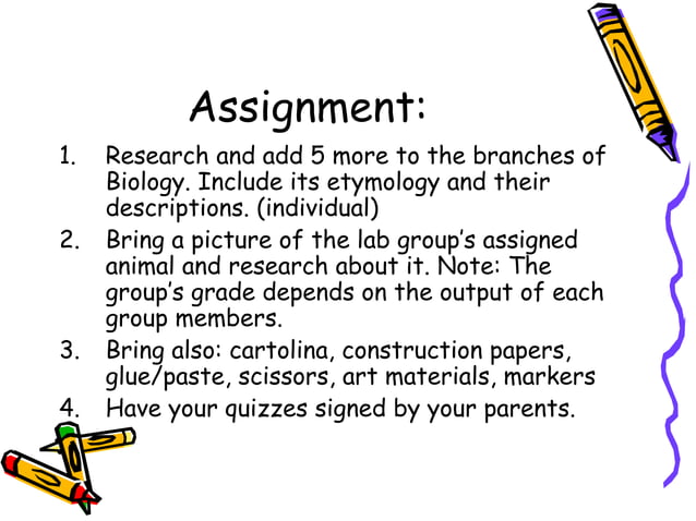 Branches Of Biology | PPT