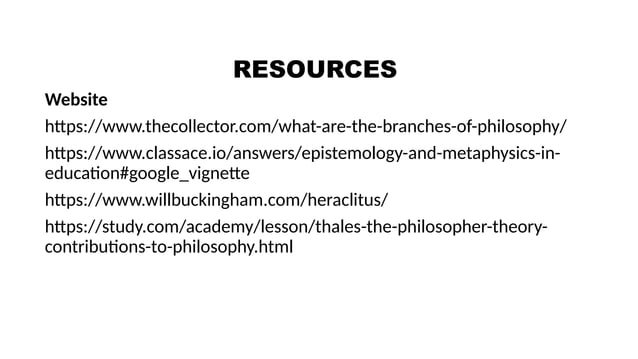 BRANCHES-OF-PHILOSOPHY-Metaphysics-Epistemology.pptx | Education