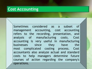 Branches of accounting | PPTX