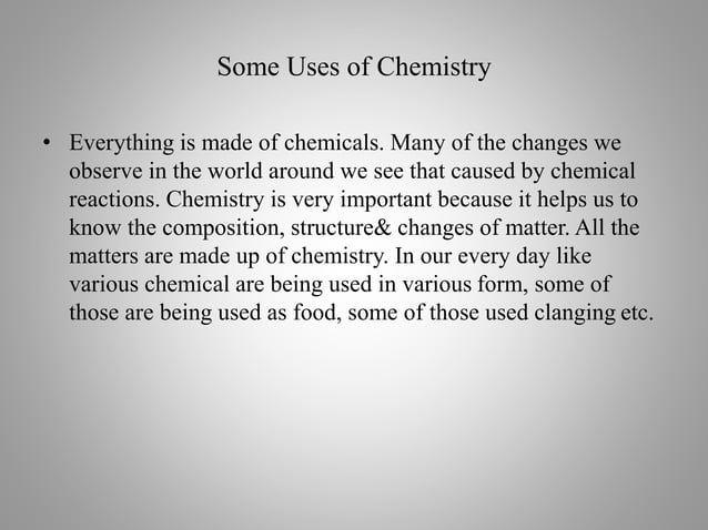Branches of chemistry | PPTX