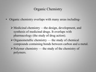 Sub Branches Of Chemistry