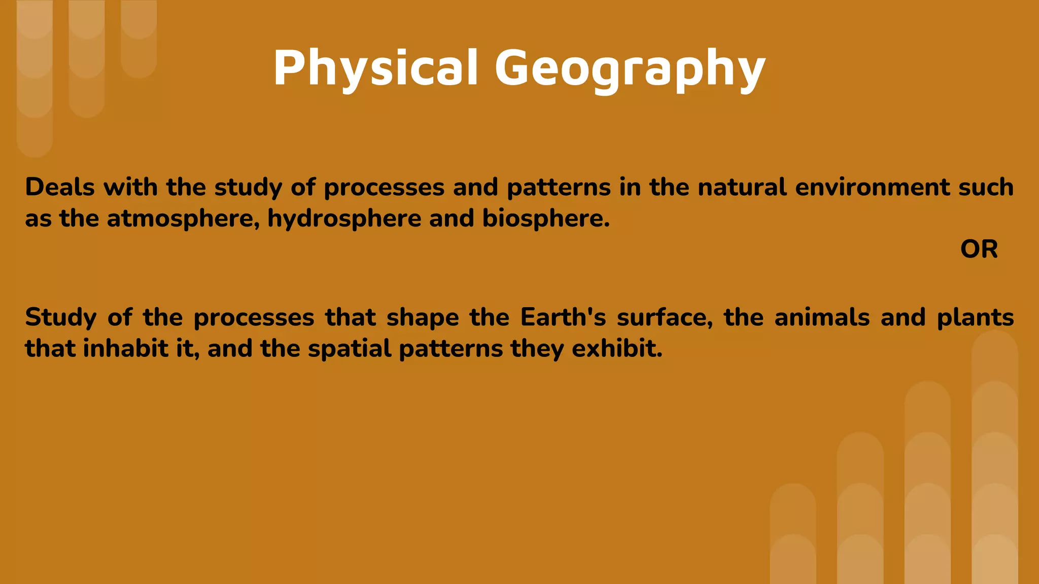 Branches of Geography | PPTX