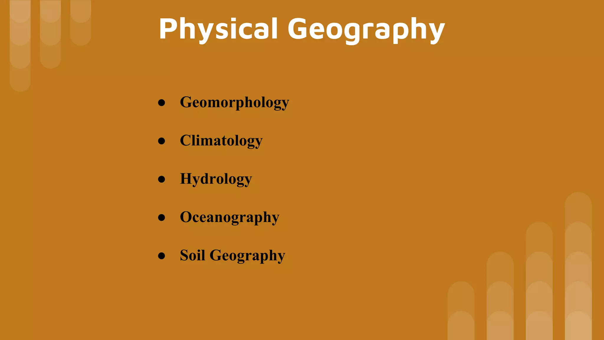 Branches of Geography | PPTX