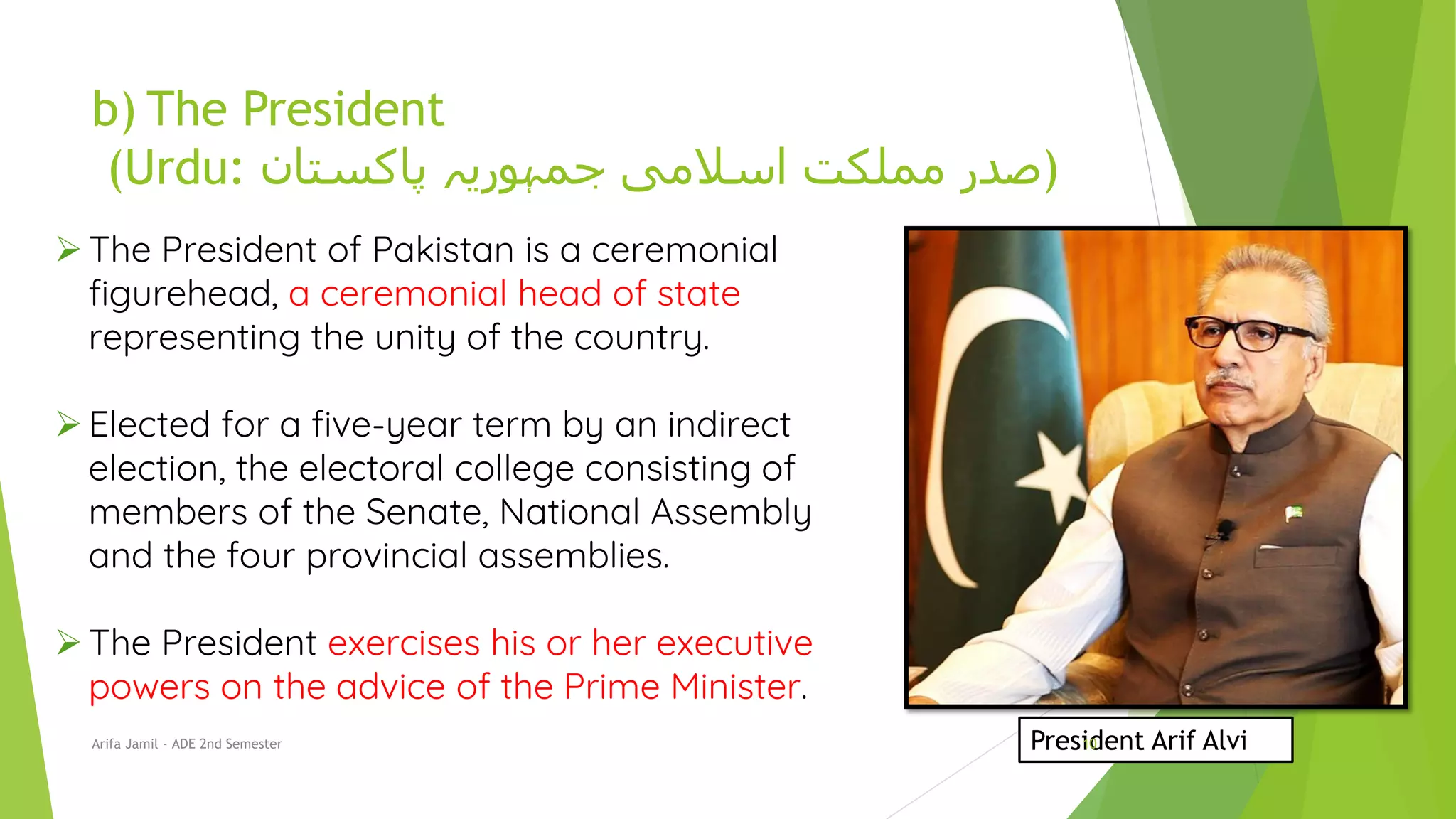 Branches of government / Structure of Government in Pakistan | PDF