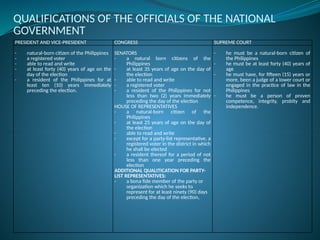 PHILIPPINE GOVERNMENT : BRANCHES OF GOVERNMENT.pptx