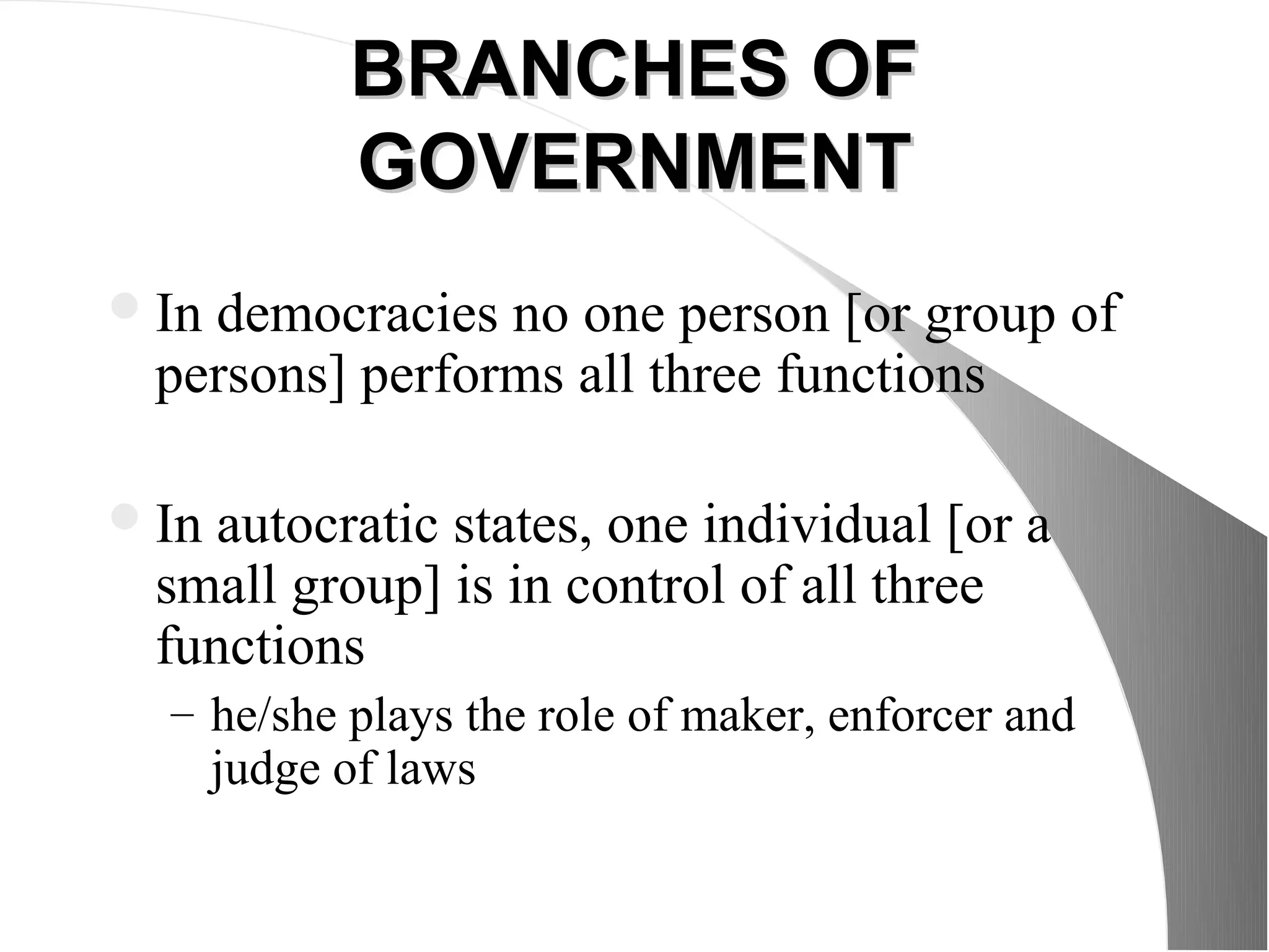 Branches of Canadian Government | PPT