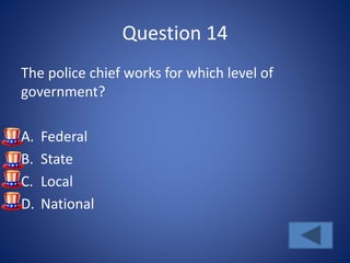 Branches of government game - 3rd grade | PPTX