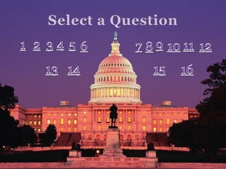 Branches of government game - 3rd grade | PPTX