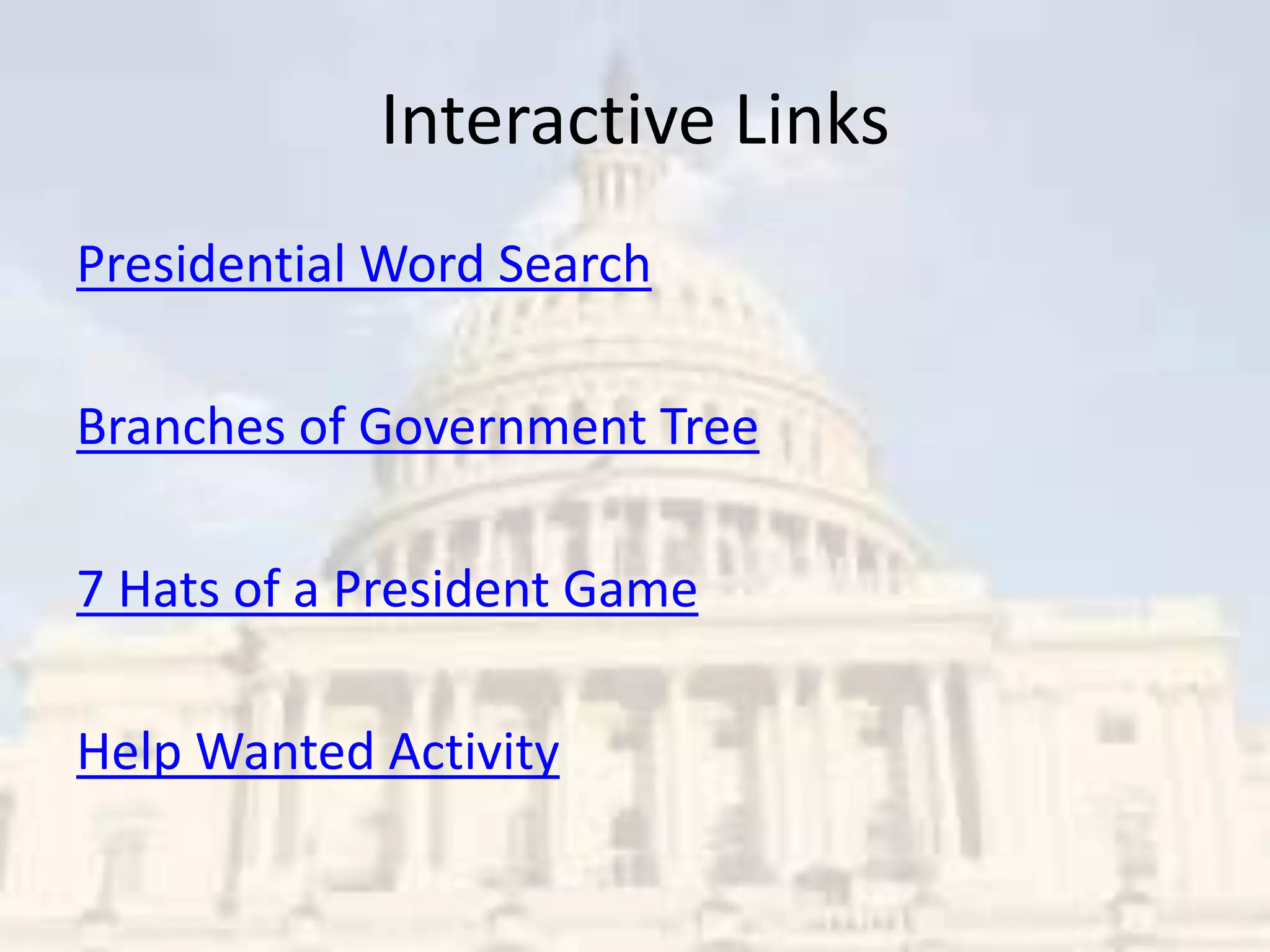 Branches of government presentation | PPT
