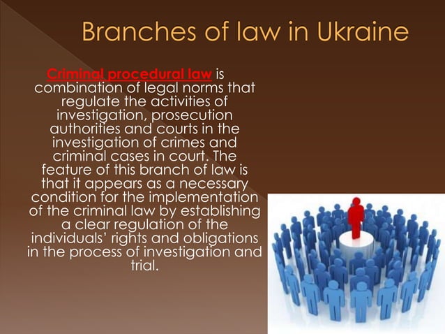 Branches of law and legal institutions | PPT