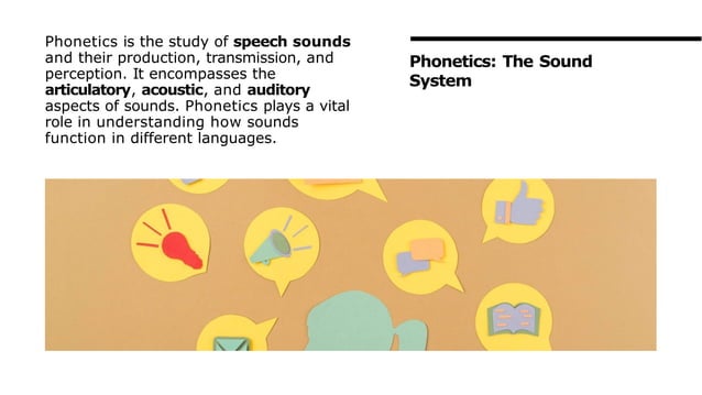 BRANCHES OF LINGUISTICS, Linguistics, Phonetics | PPT